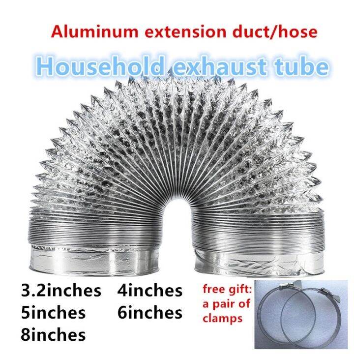 TOOL 3M Aluminum Foil Retractable Ventilation Duct Insulation Duct Hose ...