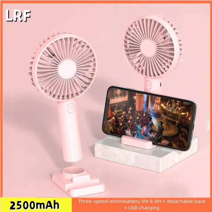 Portable Mini USB Hand Fan Handheld Fan Rechargeable Handfan Standing ...