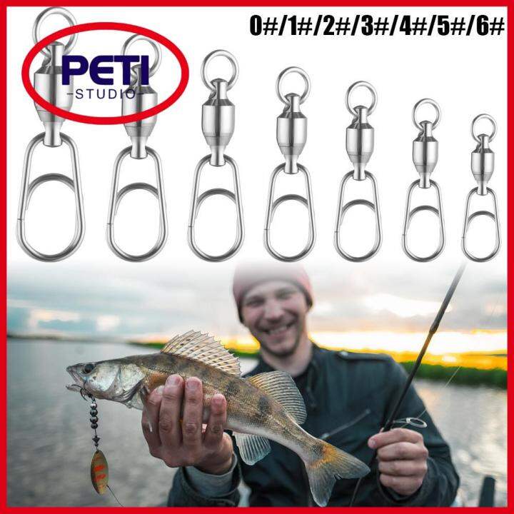 5Pcs/Pack NEW Fishing Accessories Tackle Device Stainless Steel Hooked ...