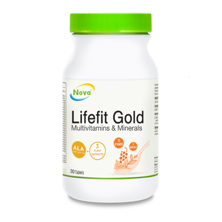 NOVA LIFEFIT GOLD MULTIVITAMIN, MINERAL & PLANT NUTRIENT [30'S ...