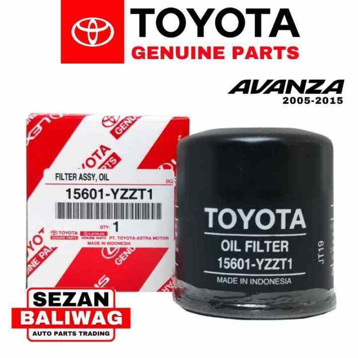 ORIGINAL TOYORA OIL FILTER AVANZA 2006-2018 15601-YZZT1 GENUINE | Lazada PH