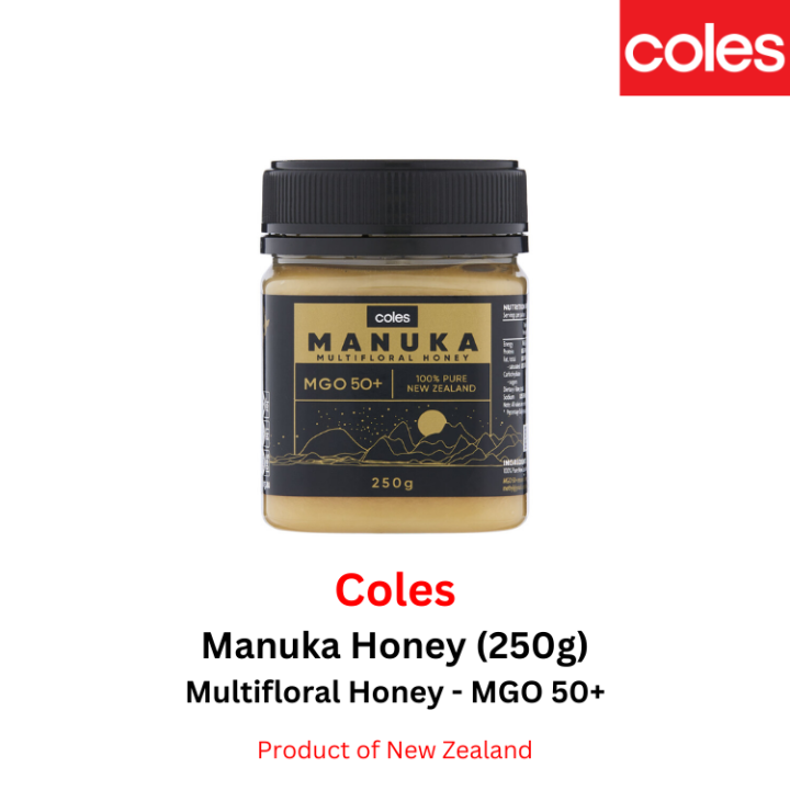 Coles - Manuka Honey (Multifloral Honey MGO 50+, 250g) | Lazada