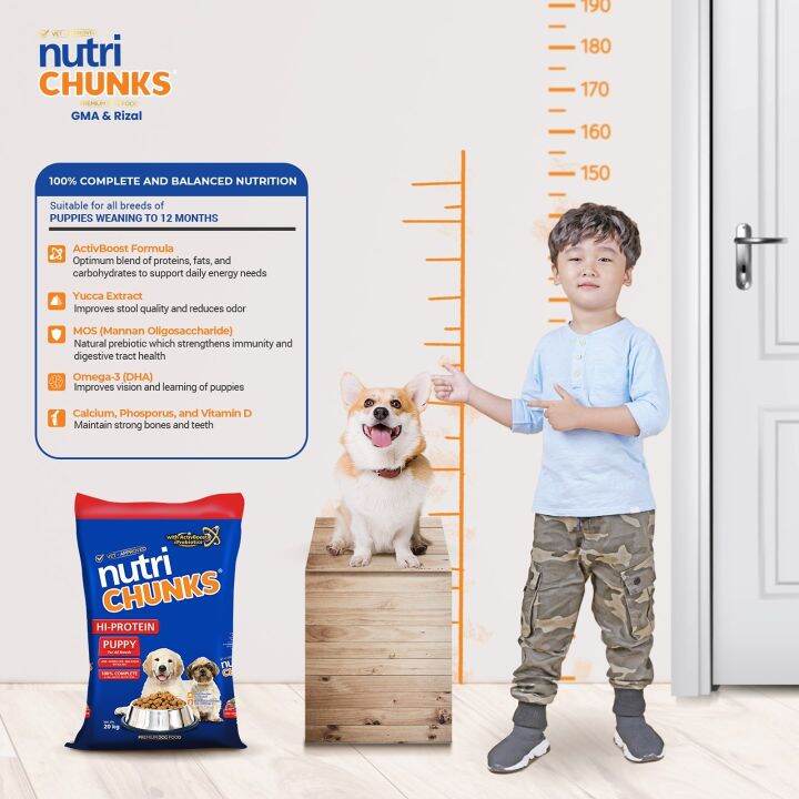 Nutri Chunks Hi-Protein Puppy Lamb 10kg | Lazada PH