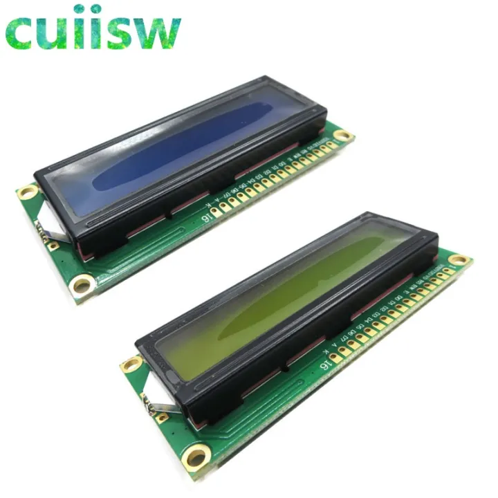 1PCS LCD1602 1602 module Blue Green screen 16x2 Character LCD Display ...