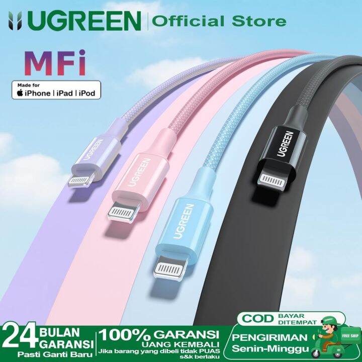 UGREEN Kabel iPhone MFi Type C to Lightning FAST Charging 90493 | Lazada Indonesia