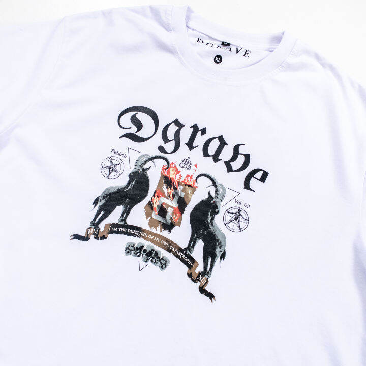 DGRAVE APPAREL 'D'FLAG' WHITE T-SHIRT | Lazada PH
