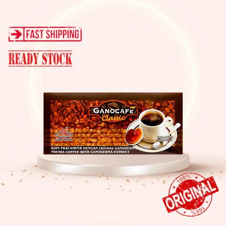 GANO EXCEL GANOCAFE GANO CAFE CLASSIC BLACK COFFEE (30 SACHETS) | Lazada