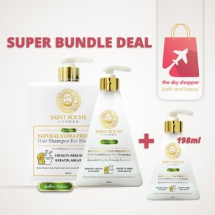 Saint Roche Hooman Mother Nature SUPER BUNDLE Deal Shampoo 538ml and ...