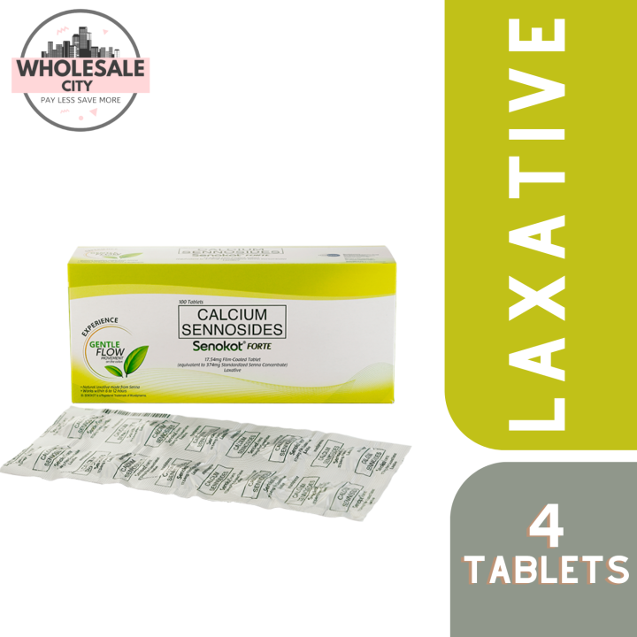 Senokot Forte Calcium Sennosides 17.54mg 10 Tablet | Lazada PH