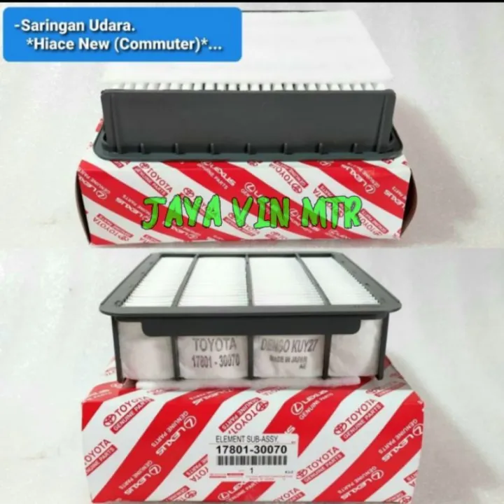 saringan udara air filter Toyota Hiace commuter 17801-30070 | Lazada ...