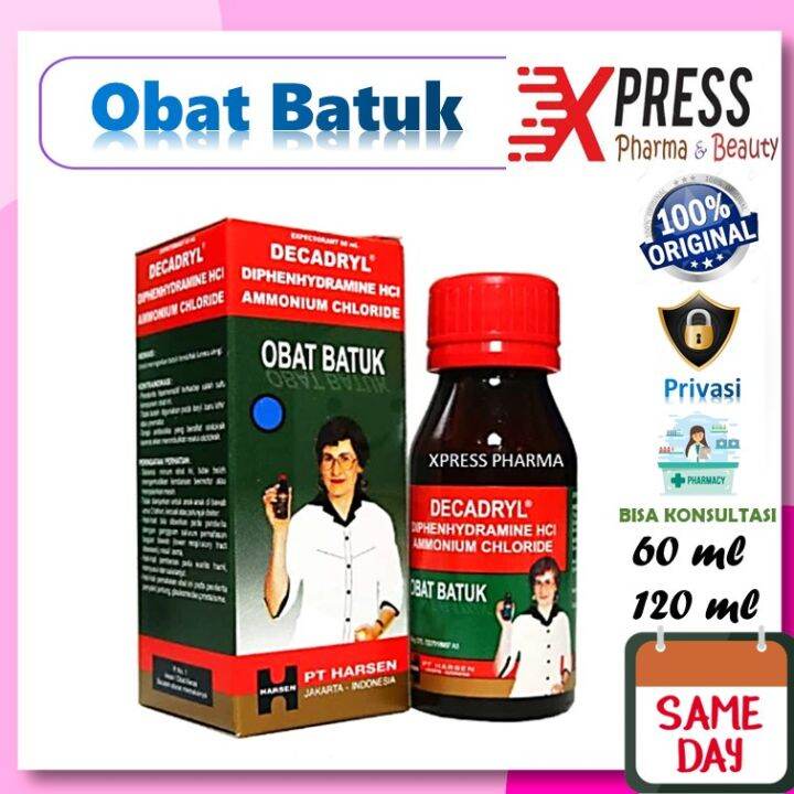 ⚡XPRESS⚡ Decadryl 60 ml Sirup Obat Batuk Decadril Dekadryl Dekadril ...
