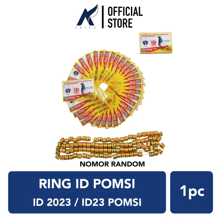 POMSI RING BURUNG MERPATI POS ID 2023 Cincin Burung Japati-Jepati Pos ...