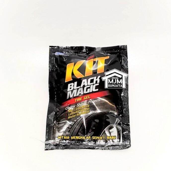 KIT Black Magic Gel Hitam Semir Pengkilap Ban Motor Mobil 35mL Sachet ...