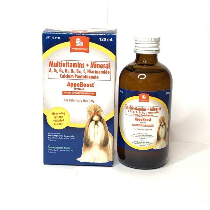 [SOUTH VET] 1 box APPEBOOST SYRUP VITAMIN SUPPLEMENT FOR PUPPIES (120 ...