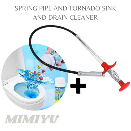 Spring Pipe Dredging Tools Drain Snake/Cleaner Sticks Clog Remover ...