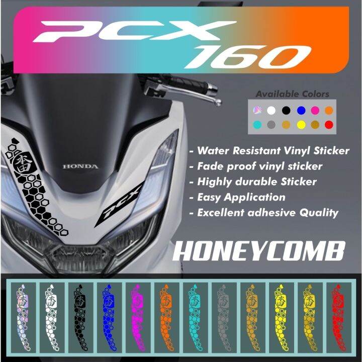 Honda PCX 160 Front Decals Stickers | Lazada PH