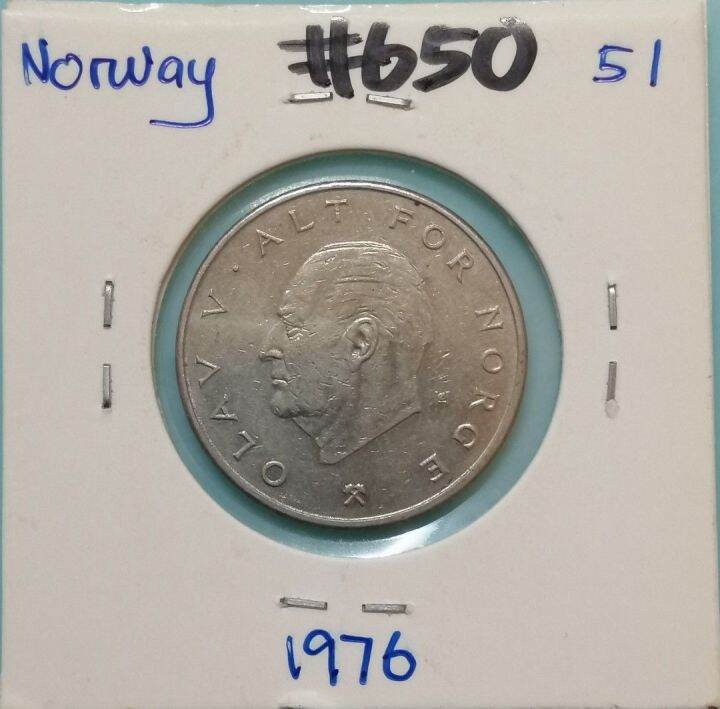 1 Krone 1976 Norway Coin (GVF) #650 | Lazada