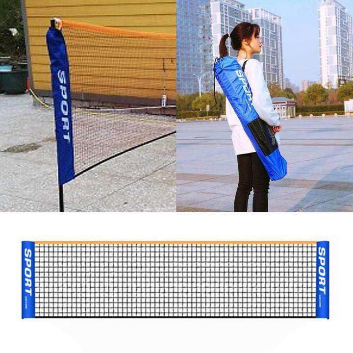 [COD]Badminton net rack portable simple folding standard badminton net ...