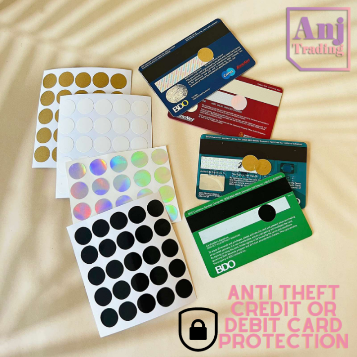 CVV Cover Decal Sticker for Debit Card Credit Card Anti Theft ...