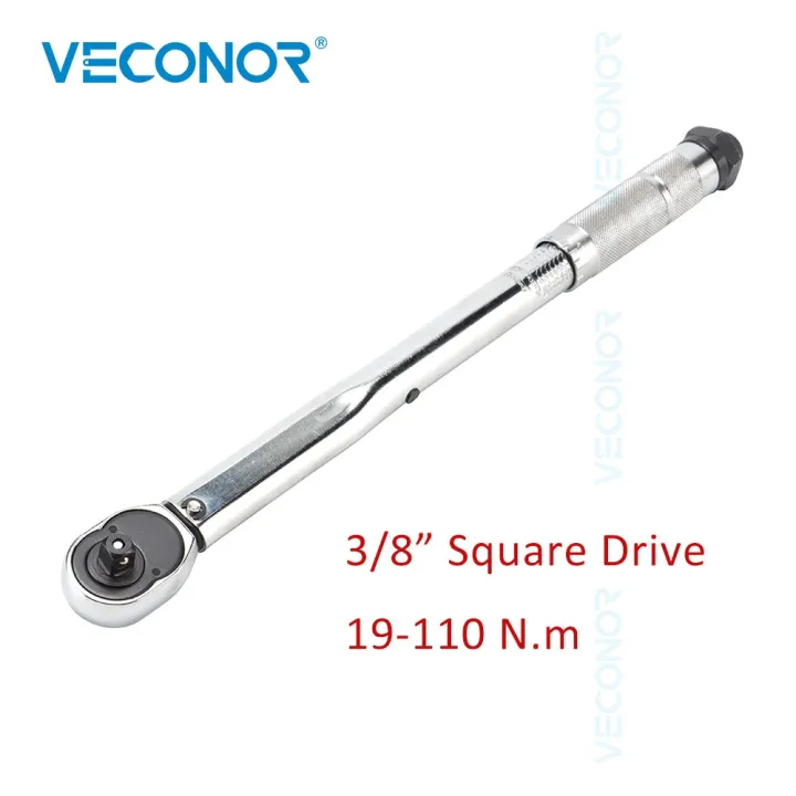 Torque Key Wrench Tool 3/8 quot; Drive Torque Spanner 19-110 N.m ...