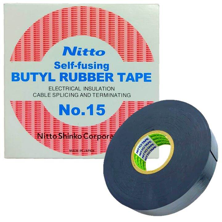 Nitto Self Fusing Butyl Rubber Tape No. 15 | Lazada PH