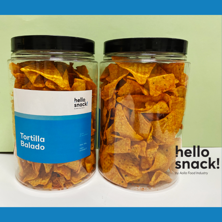 Tortilla Nachos Balado Spicy Chips Kerepek Viral Murah Sedap Nanchos ...