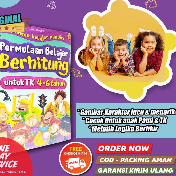 BUKU ANAK TK & PAUD / PERMULAAN BELAJAR BERHITUNG UNTUK TK 4 - 6 TAHUN ...