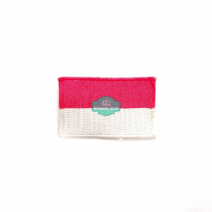Bed Bendera Merah Putih Pramuka (Bet Badge Logo Sekolah) 3x5cm - 1 Buah ...