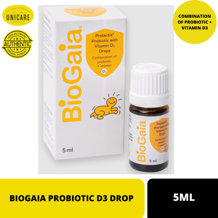 BIOGAIA PROBIOTIC D3 DROP 5ML | Lazada