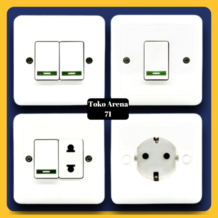 Saklar Lampu Inbow IB Switch Lamp Saklar Seri Engkel Stop Kontak Tanam ...