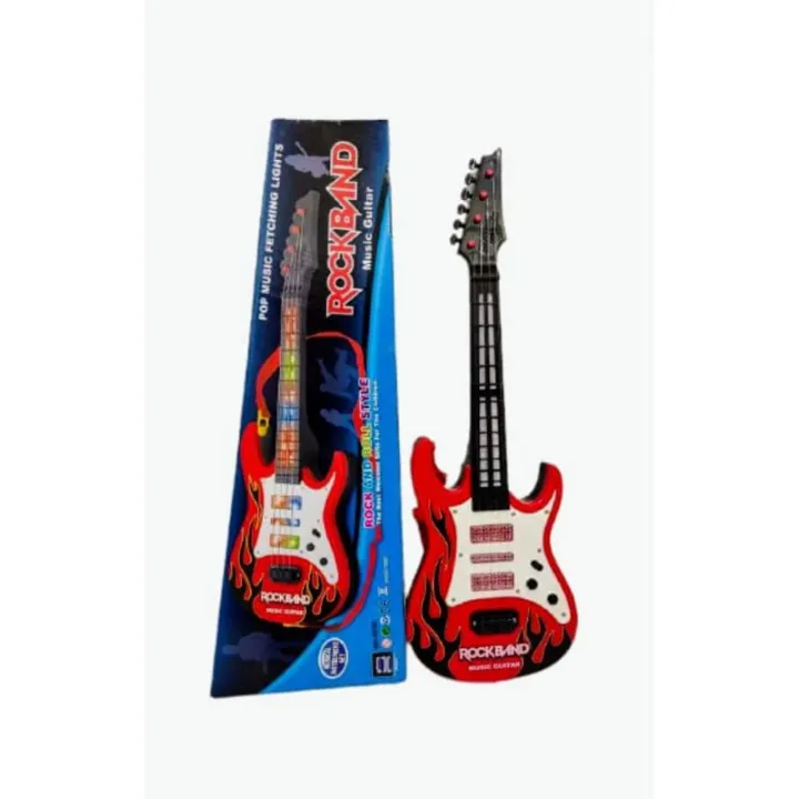Rock band Musical Guitar Toy with Lights and Sounds Toys for girls and ...