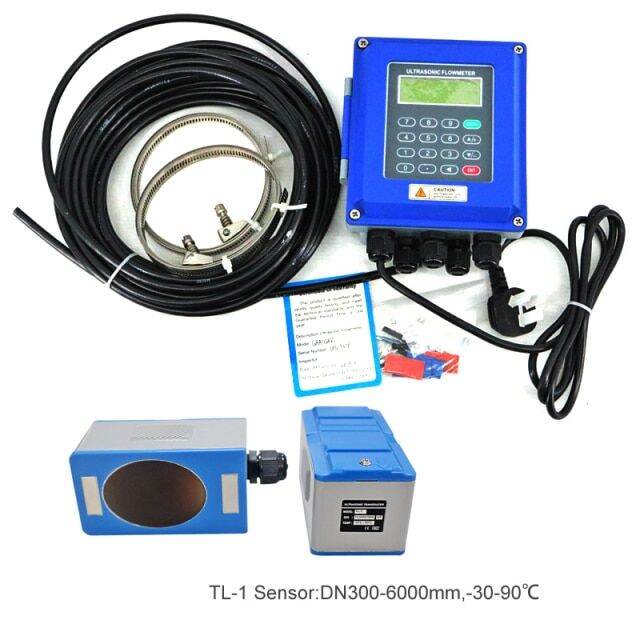 TUF-2000B TS-2/TM-1 Transducer DN15-100Mm/DN50-700Mm Liquid Flowmeter ...