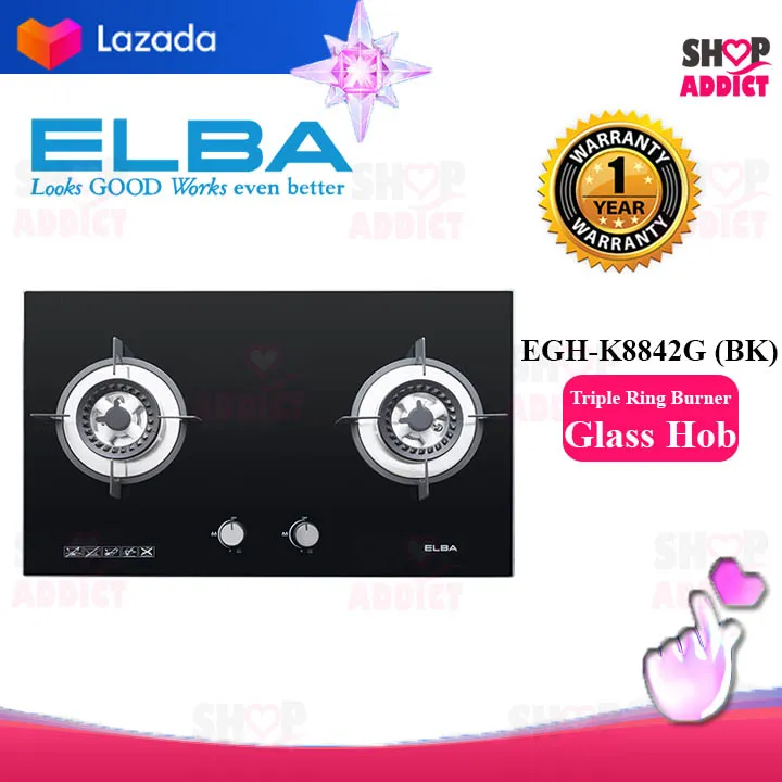 ELBA EGH-K8842G(BK) Replacement Model for EGH-G8522G(BK) 5kW Built-In ...