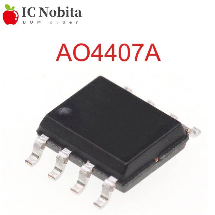 【CW】 10PCS AO4407A SOP 8 AO4407 4407A SOP8 MOS Field Effect Tube P ...