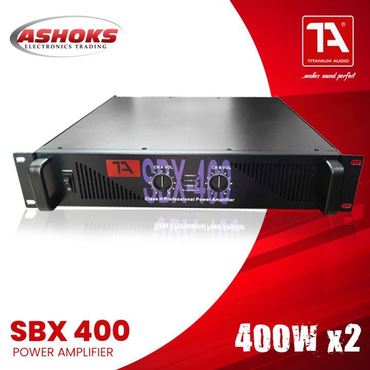 Titanium Audio SBX 400 / Professional Power Amplifier / High ...