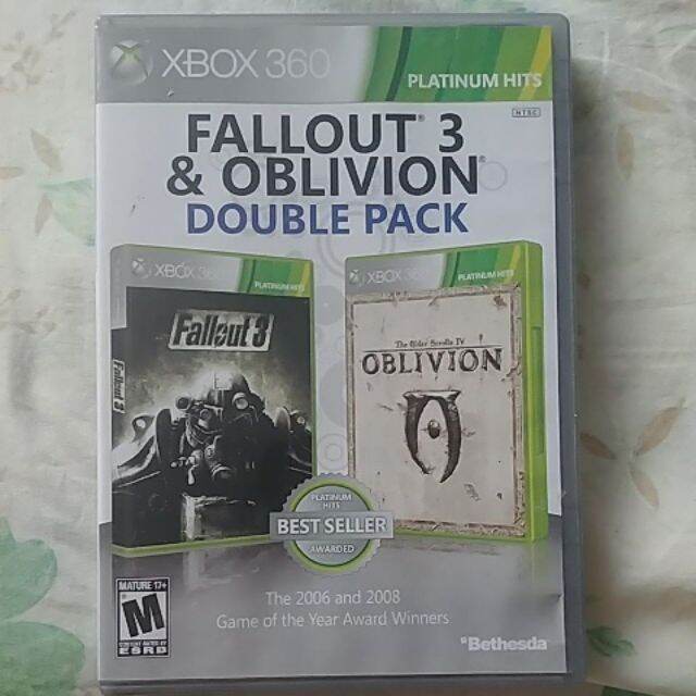 xbox 360 fallout 3 and oblivion double pack | Lazada PH