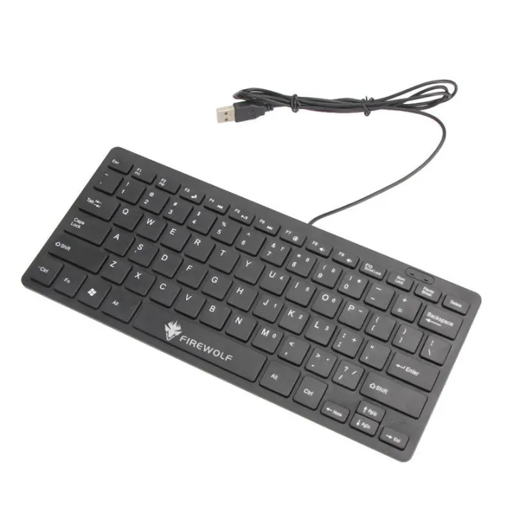 keyboard FIREWOLF Mini Keyboards Universal USB Multimedia For PC laptop ...