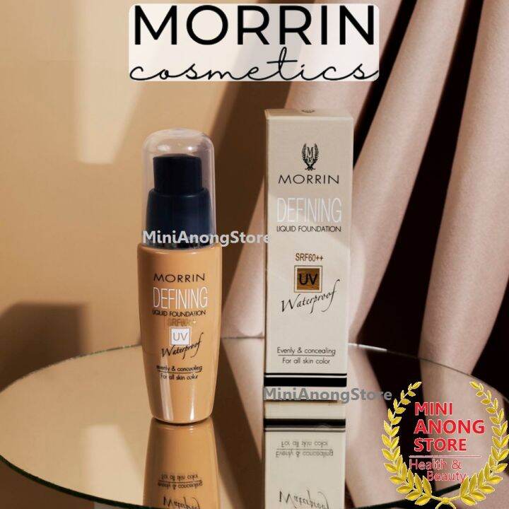 รองพื้น มอร์ริน ดิฟายน์นิ่ง ลิควิด ฟาวน์เดชั่น MORRIN Defining Liquid ...