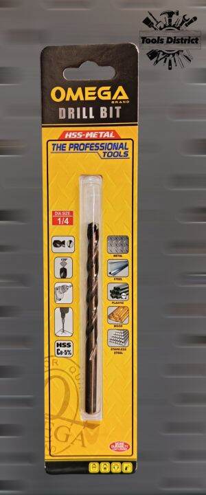 OMEGA HSS-METAL DRILL BIT 1/4 | Lazada PH