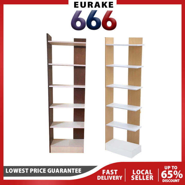 EURAKE 6 Level Storage Rack Simple Display Shelf Living Room Bookshelf ...