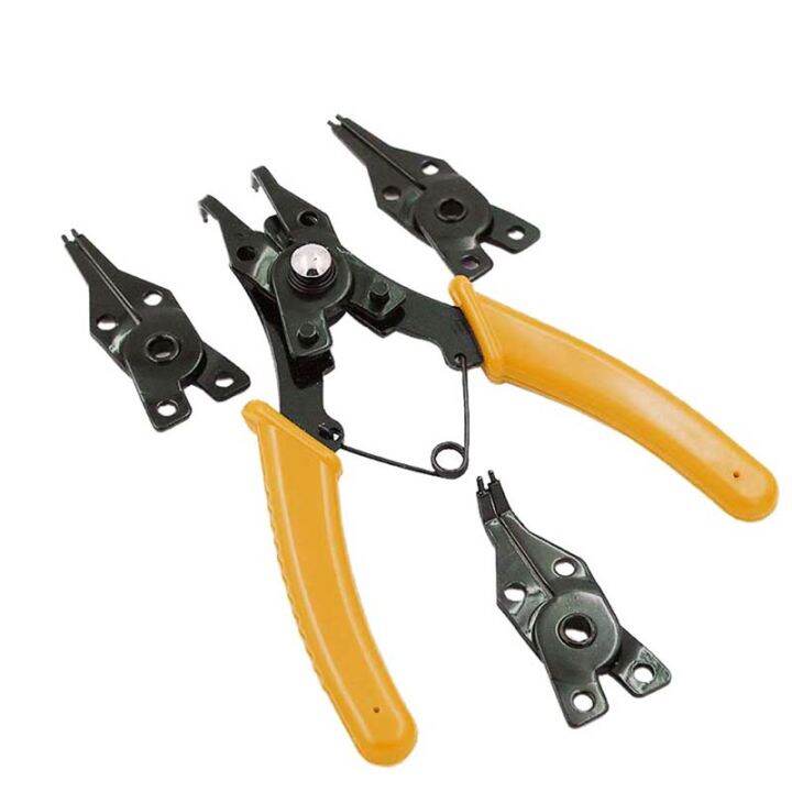 FUYU huayou ZJ ใหม่ 4 in 1 คีมแหวนสแน็ปชุดคีมห่วงแหวนรวมกันรักษาคลิป | Lazada.co.th