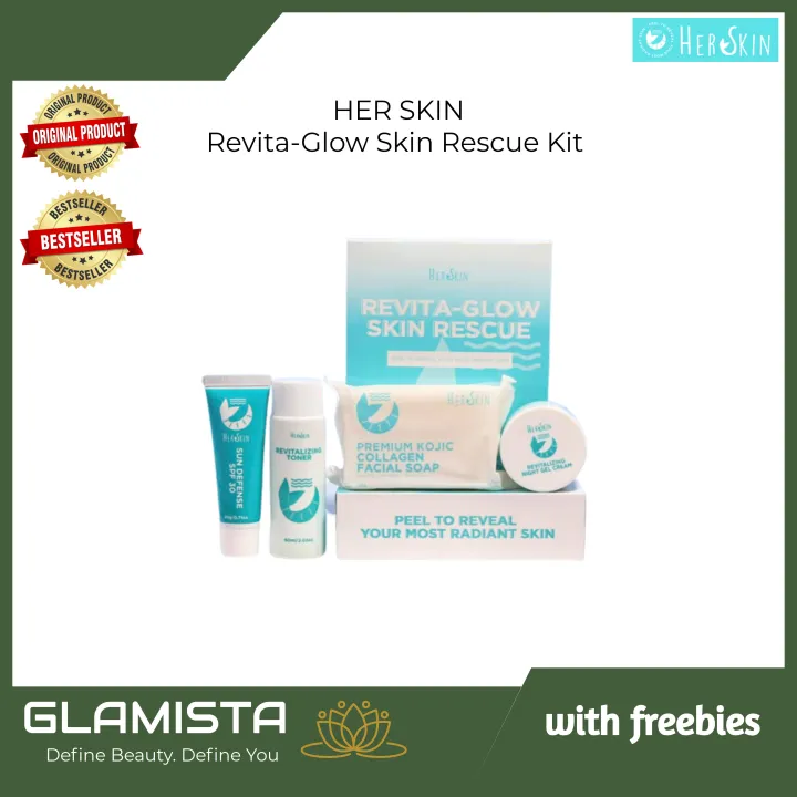 GLAMISTA HER SKIN Revita-Glow Skin Rescue Kit HerSkin Rejuvenating Set ...