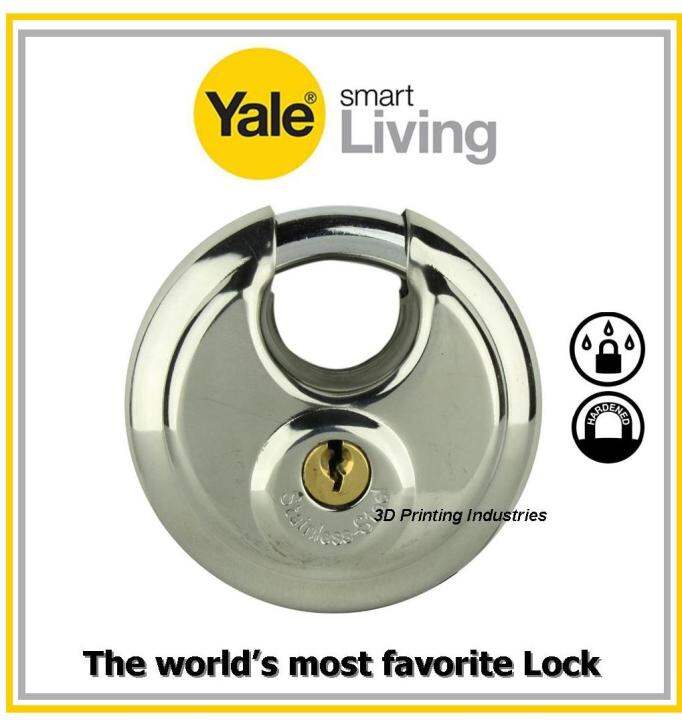 Yale Padlock Circle Lock Diskus Lock Stainless Steel Padlock ...