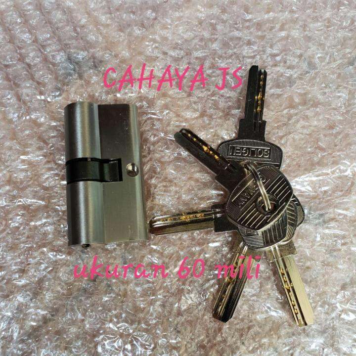 SELINDER KUNCI /ANAK KUNCI PINTU BAHAN KUNINGAN ASLI 60 MILI/SELINDER ...