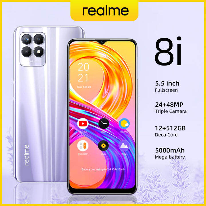 Cellphone Realme 8i Smartphone big sale original 2022 5.5Inch 5G ...