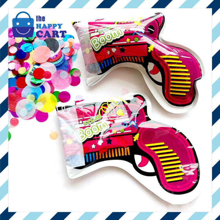 Inflatable Party Popper Fireworks Gun Toys Wedding Supplies Birthday ...