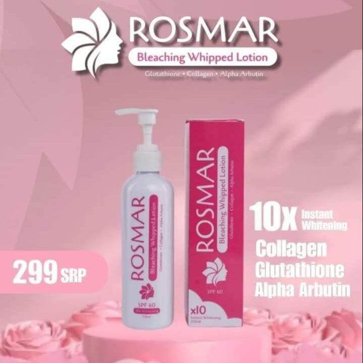 Original Rosmar Bleaching Whipped Lotion SPF 60 250ml | Lazada PH