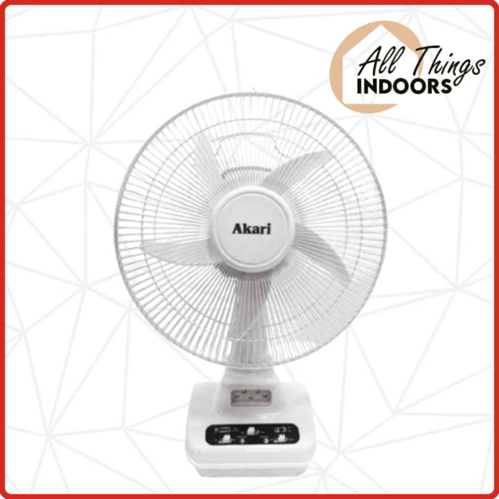 Akari Rechargeable Fan arf-5313f akari20w12" | Lazada PH