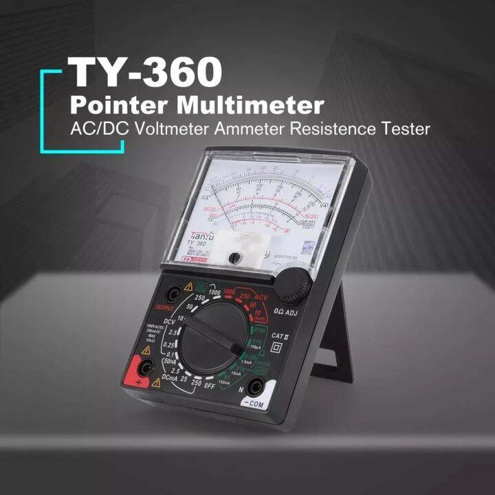 MULTITESTER TY-360 Pointer Multimeter AC/DC Voltmeter Ammeter | Lazada PH