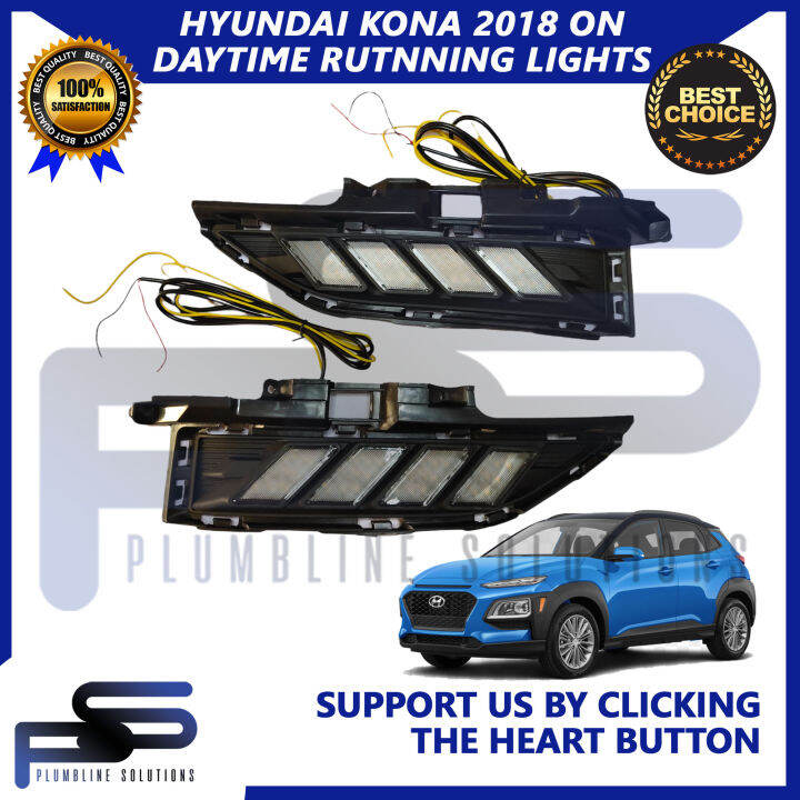 Hyundai Kona 2018 2019 2020 2021 LED DRL (Daytime Runner Light) DRL ...